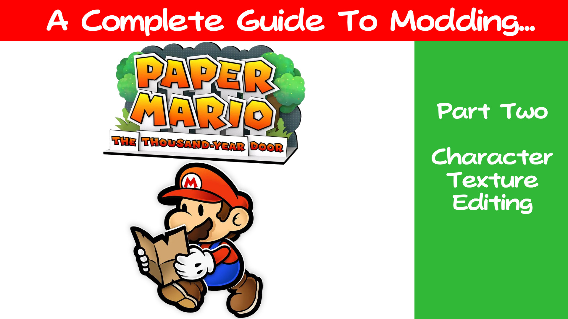 How To Edit Character Textures Tutorial for Paper Mario: The Thousand ...