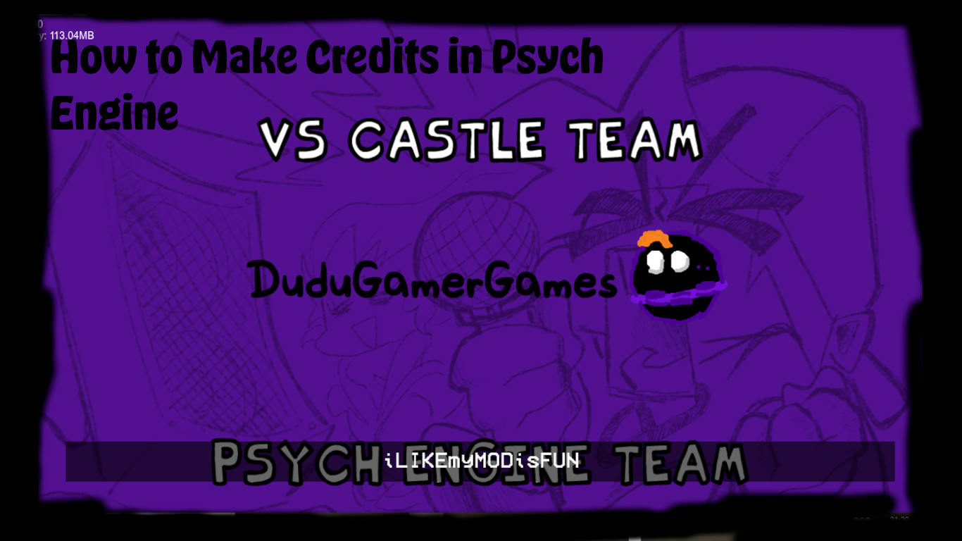 How to Add Credits to Psych Engine Tutorial for Friday Night Funkin' | FNF Tutorials
