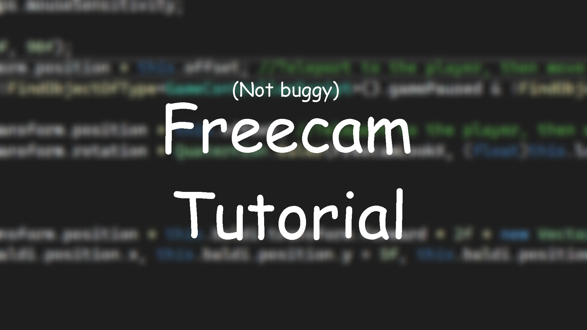 Freecam (3D Camera) Tutorial Tutorial for Baldi's Basics | Baldi Tutorials