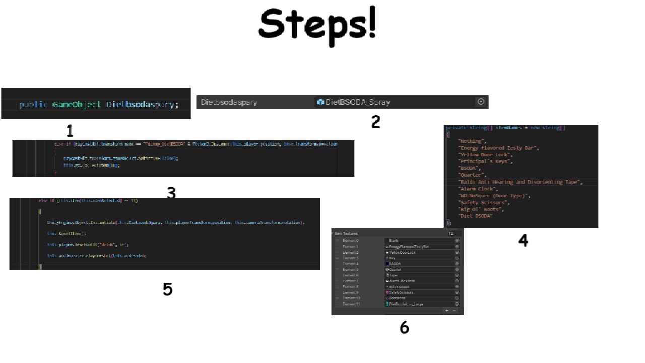 How to Add Diet BSODA Tutorial for Baldi's Basics | Baldi Tutorials