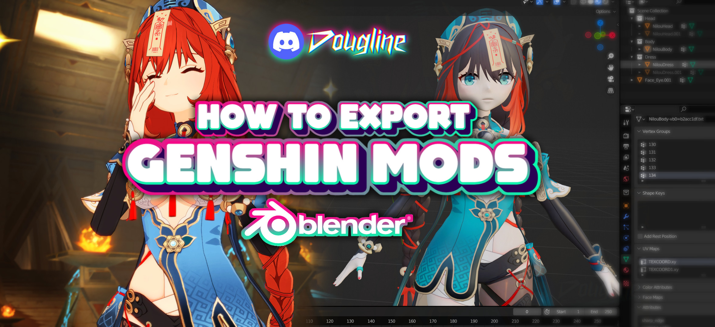 How to Export Genshin Mods - Blender Tutorial for Genshin Impact | GI Tutorials