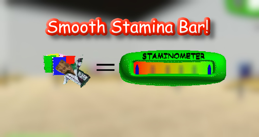 How to smooth stamina bar Tutorial for Baldi's Basics | Baldi Tutorials