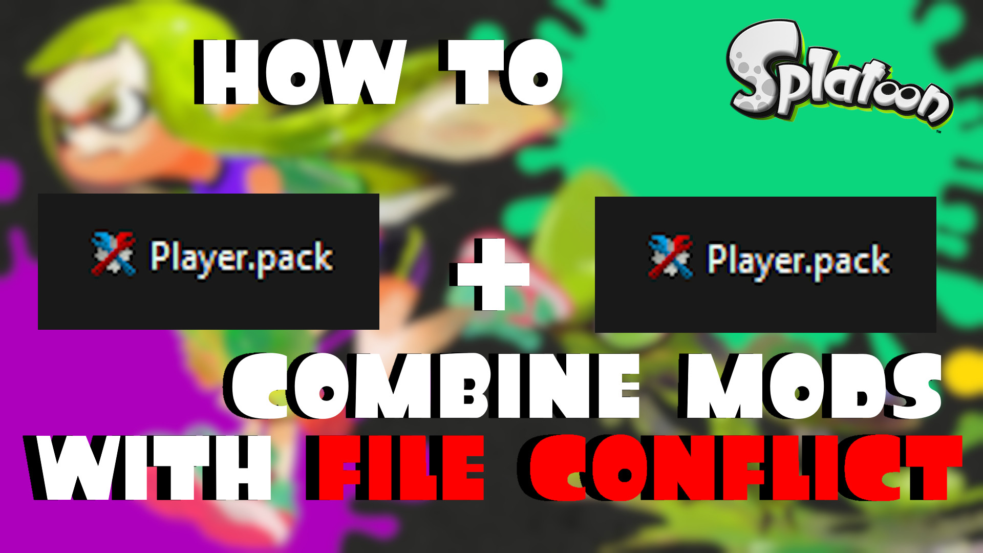 How to Combine Mods with File Conflict Tutorial for Splatoon | Splatoon Tutorials