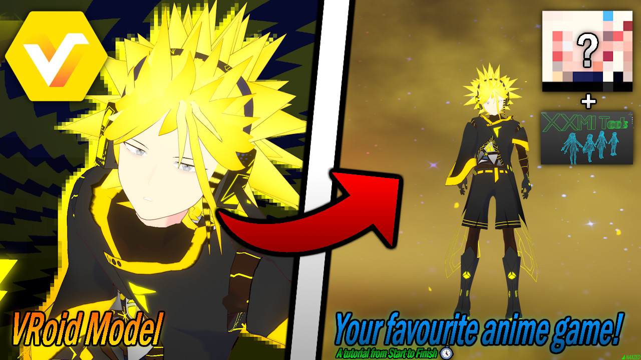 VRoid to GI port tutorial Tutorial for Genshin Impact | GI Tutorials