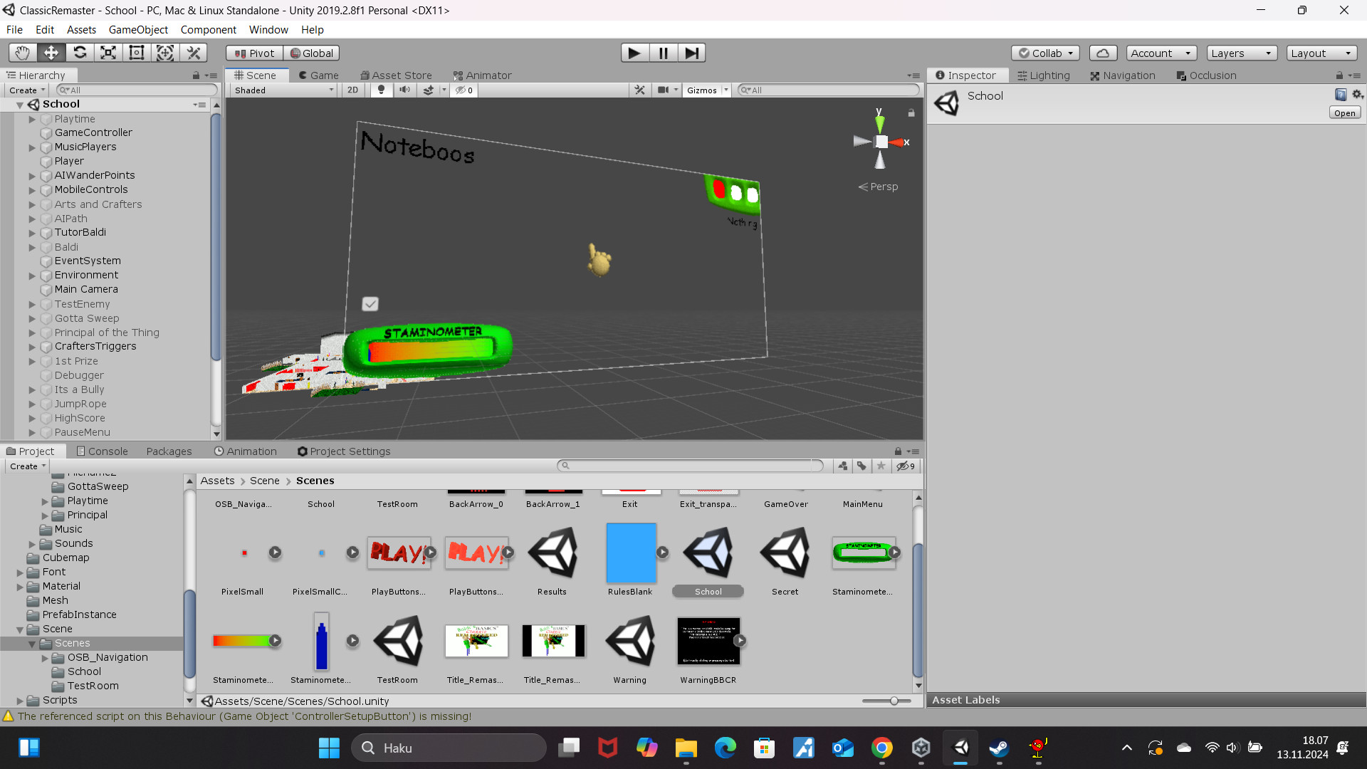 How to add BB+/BBCR Staminometer!! (Decompile) Tutorial for Baldi's ...