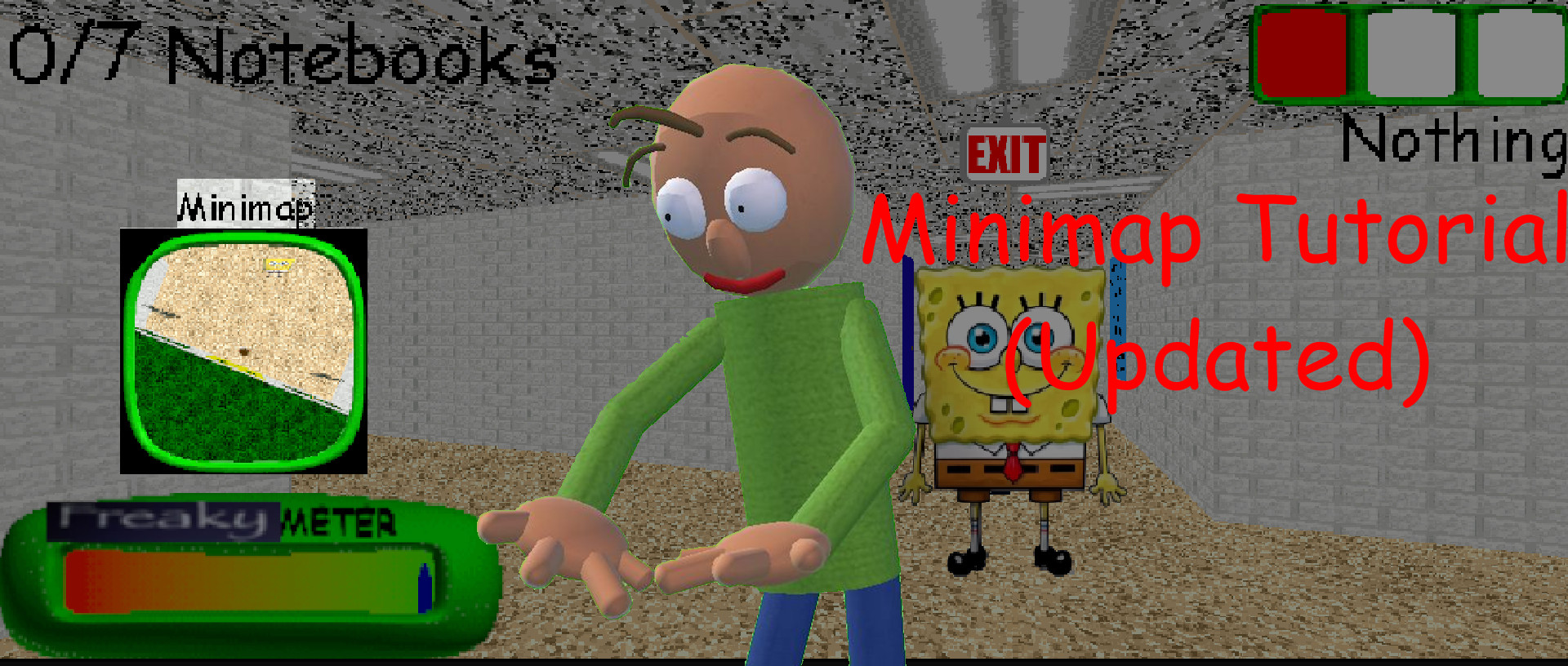 How to make a minimap! (Updated and easier) Tutorial for Baldi's Basics | Baldi Tutorials