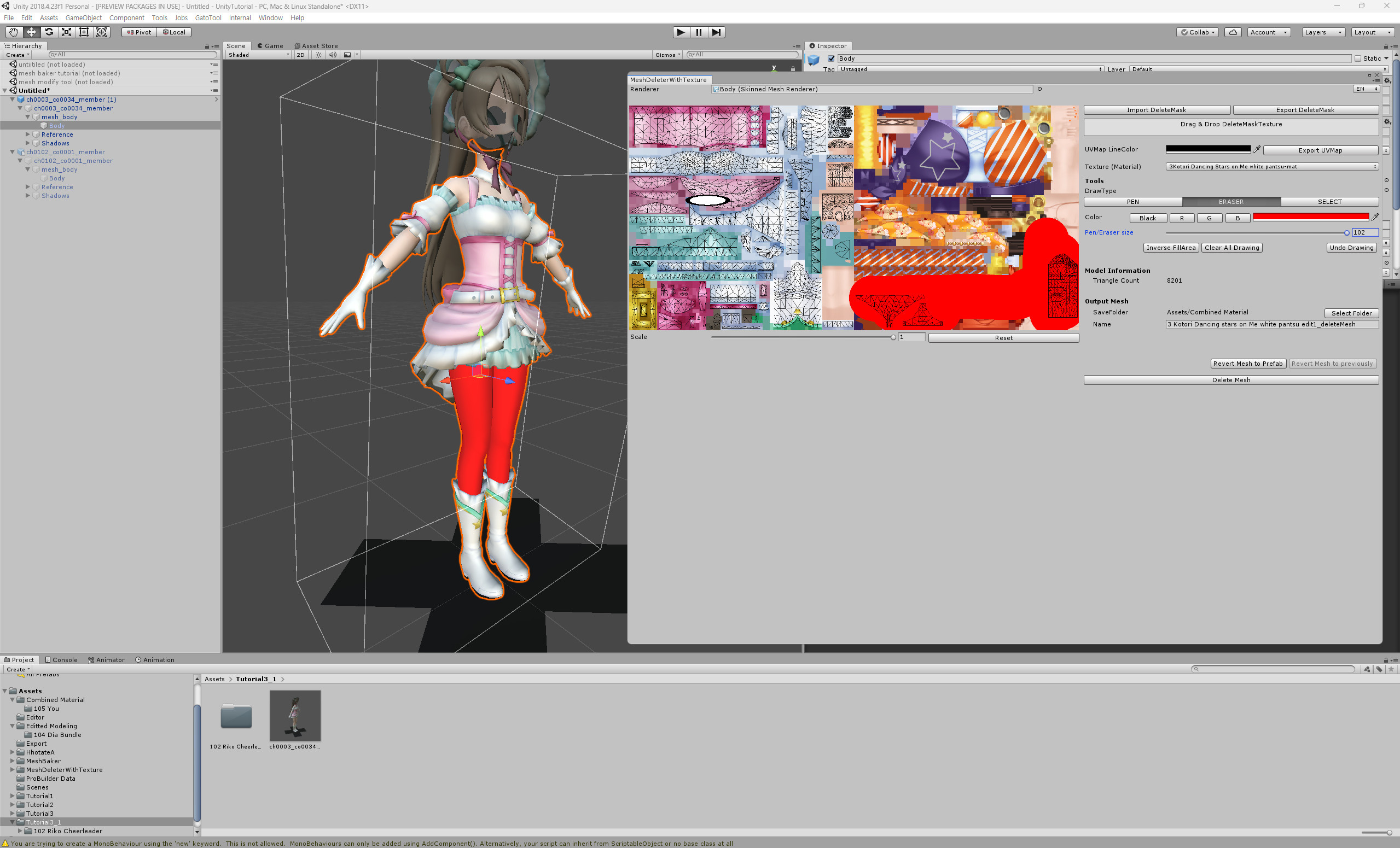 How to Edit SIFAS Models MeshModifyTool Tutorial for Love Live! School ...