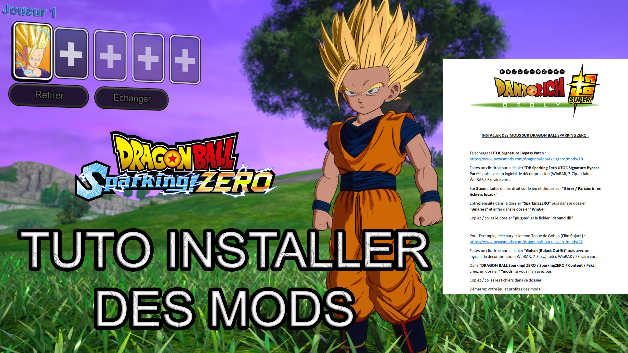 Install mods (UTOC Signature Bypass Patch) Tutorial for Dragon Ball: Sparking! ZERO | DBSZ Tutorials