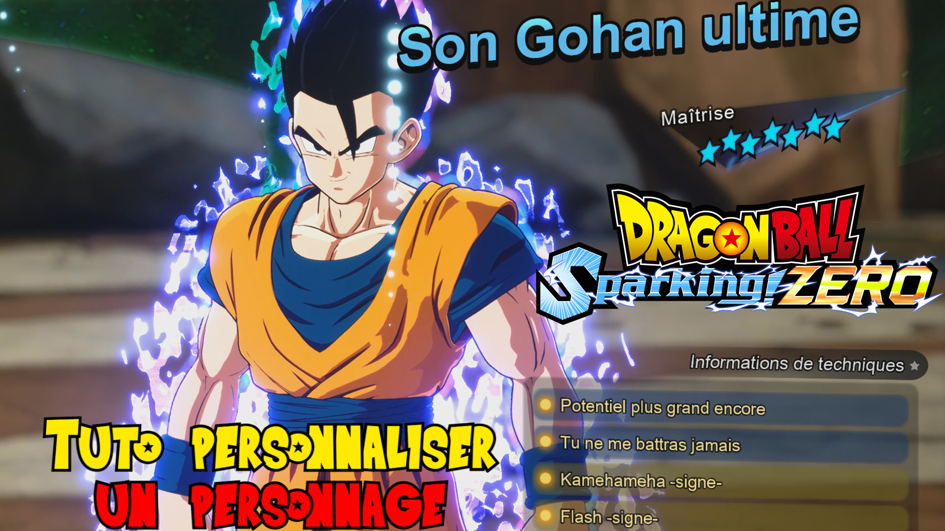 Customize a character aura skills animation stats Tutorial for Dragon Ball: Sparking! ZERO ...