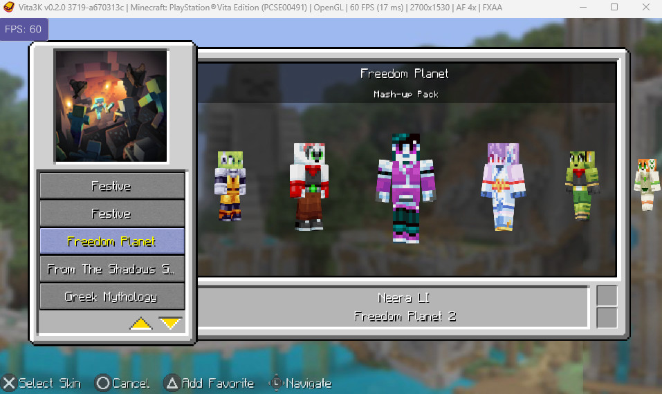 Adding Custom Skins (Vita3K Only) Tutorial for Minecraft: PS Vita Edition | MC:PSV Tutorials