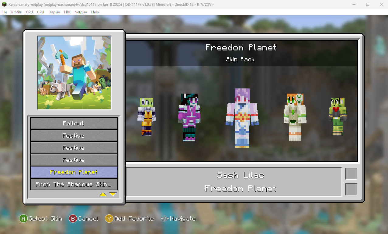Adding Custom Skins (Xenia Only) Tutorial for Minecraft: Xbox 360 Edition | MC X360 Tutorials