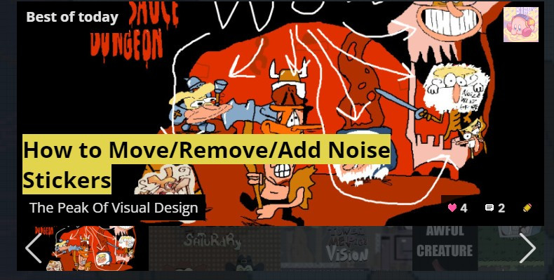 How to Move/Remove/Add Noise Stickers Tutorial for Pizza Tower | PT ...
