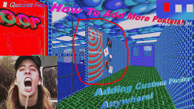 Adding Custom Poster Anywhere! (Base Game/1.4.3) Tutorial for Baldi's Basics | Baldi Tutorials