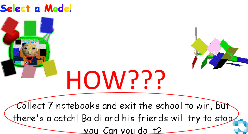 How to add better mode descriptions! Tutorial for Baldi's Basics ...