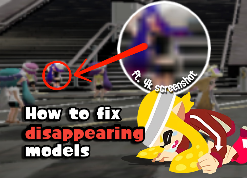 How to fix dissapearing model mods Tutorial for Splatoon | Splatoon Tutorials