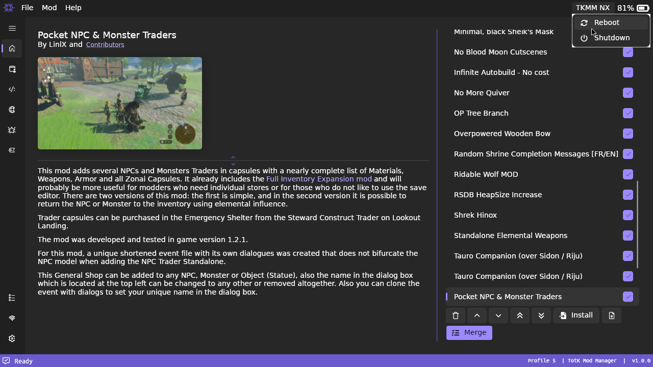 How to use TKMM on your Nintendo Switch Tutorial for The Legend of ...