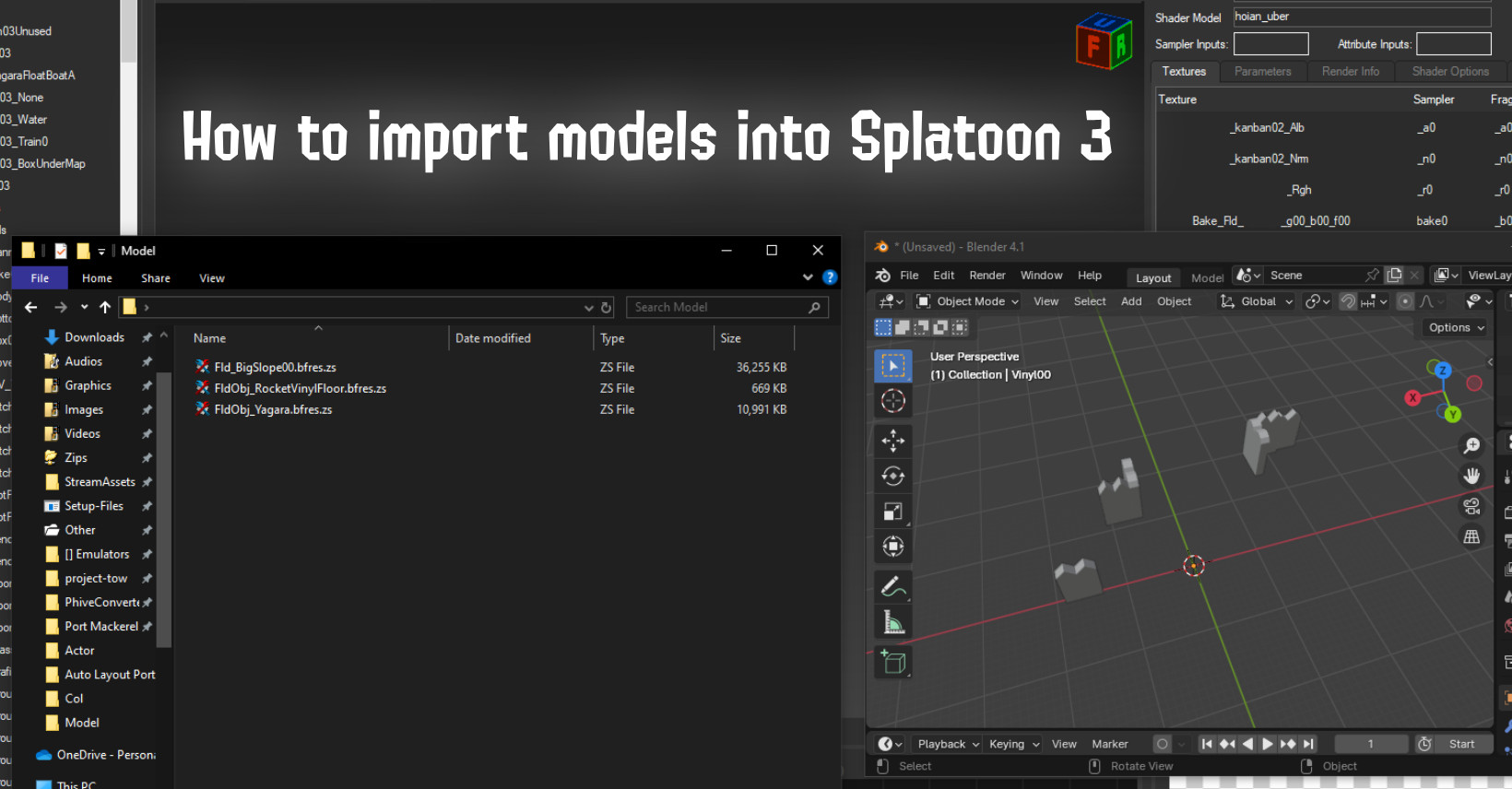 How to import Models into Splatoon 3 Tutorial for Splatoon 3 | Splatoon 3 Tutorials