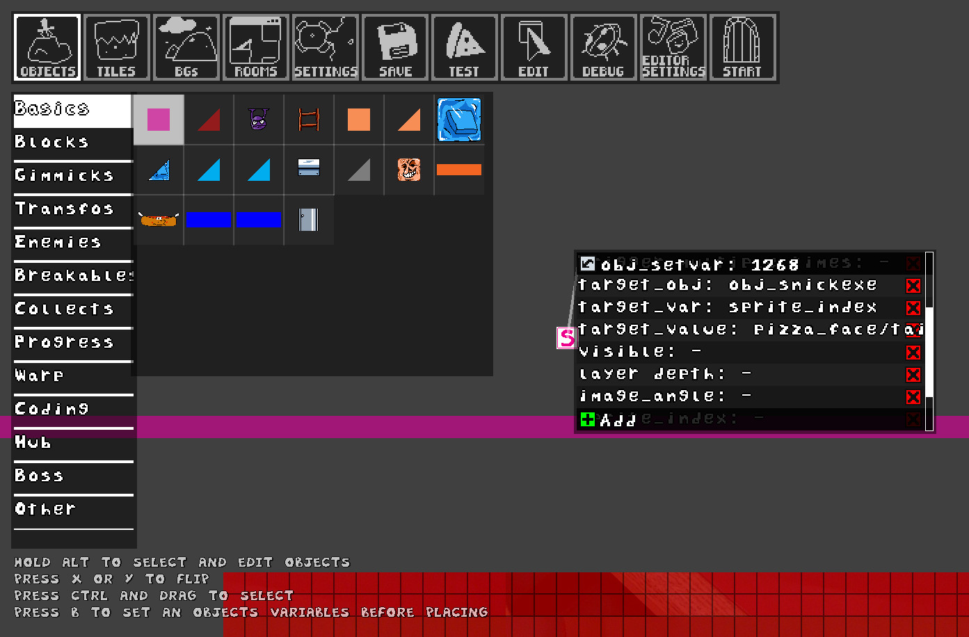 How to resprite snick.exe during lap 4 AFOM/CYOP Tutorial for Pizza ...