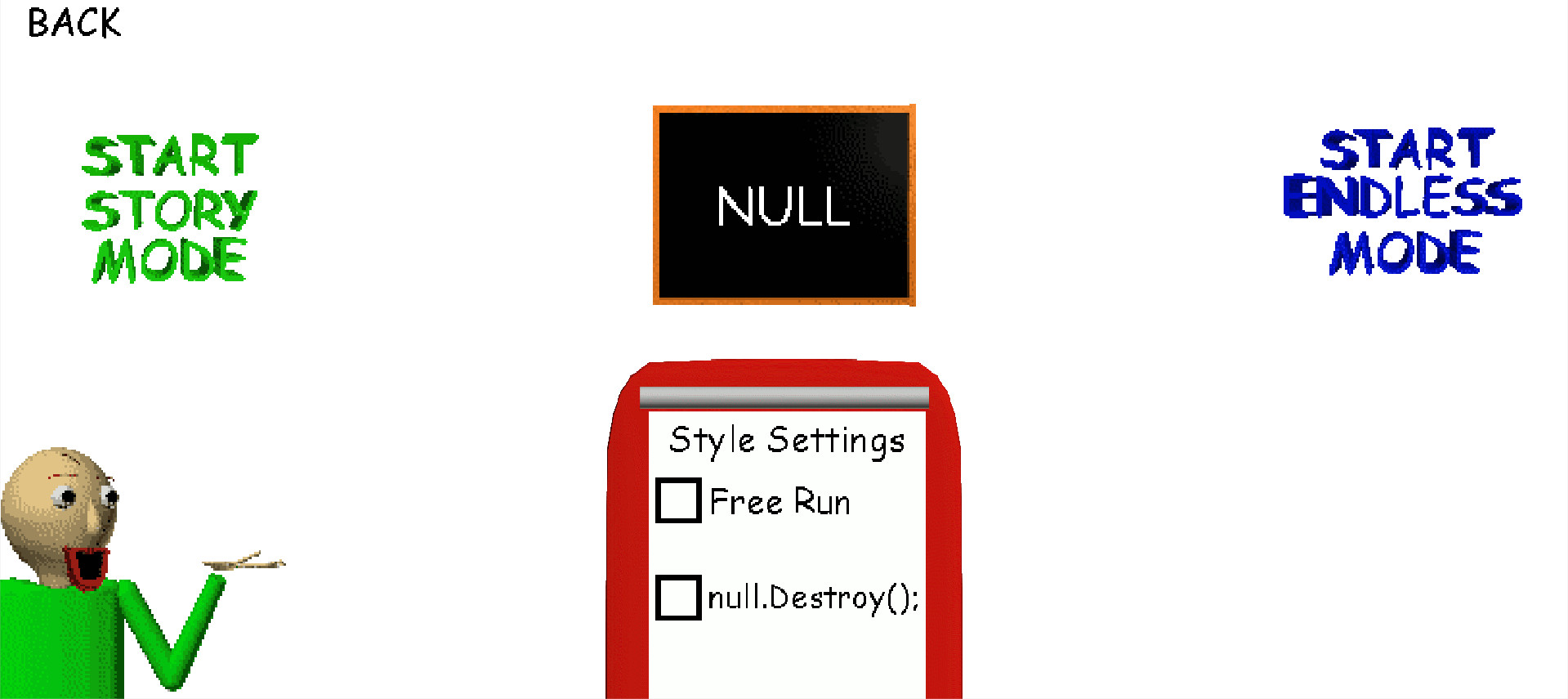 How to remove Glitch Style (NULL Decompile) Tutorial for Baldi's Basics | Baldi Tutorials