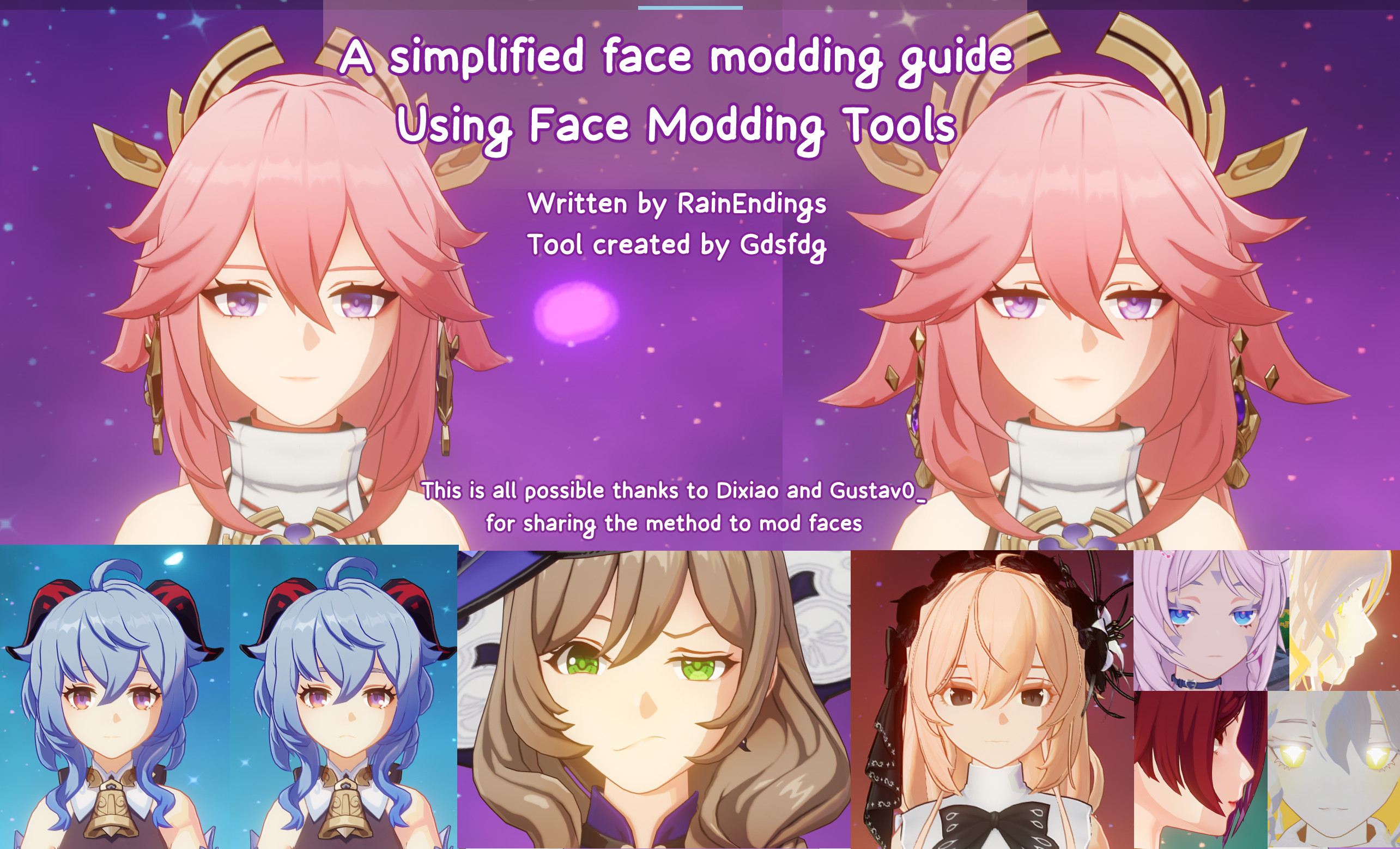 Creating Face Mods with Face Modding Tools Tutorial for Genshin Impact | GI Tutorials