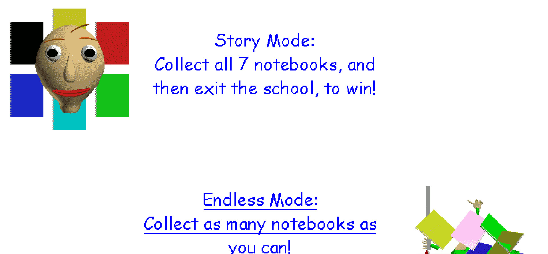 How To Make Mode Text Change Colour! Tutorial for Baldi's Basics ...