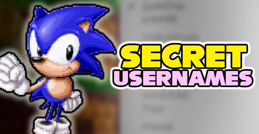 Secret Usernames Tutorial for Sonic CD (1996) | SCD96 Tutorials