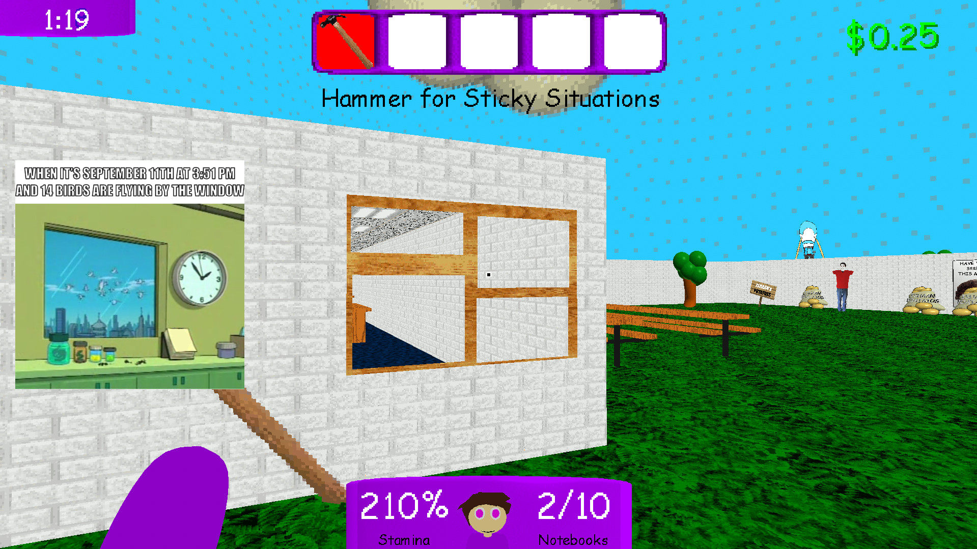 How to make the Hammer (item that breaks windows) Tutorial for Baldi's ...