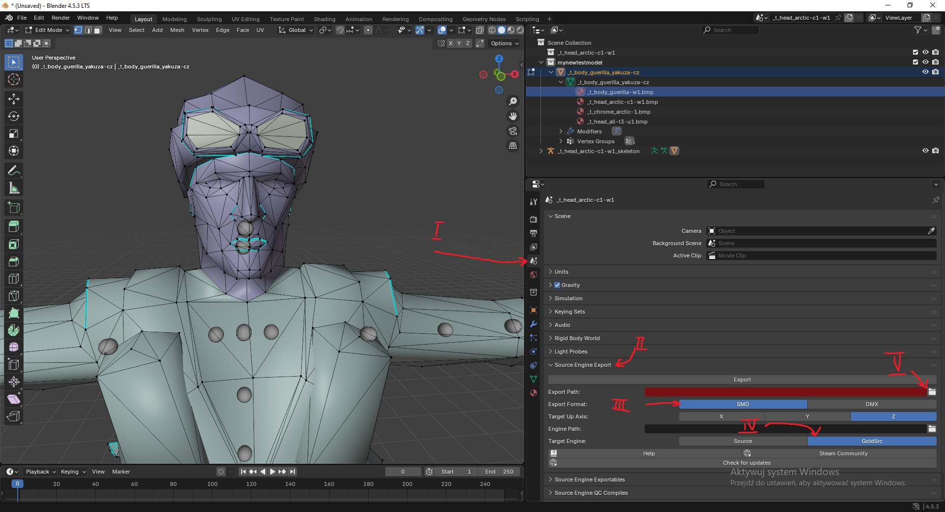 Joing models, reparing bones, changing texture etc Tutorial for Counter-Strike 1.6 | CS1.6 Tutorials