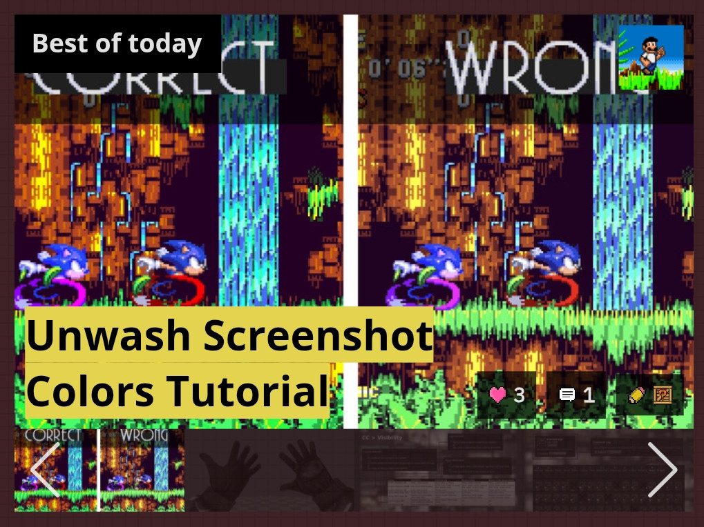 Unwash Screenshot Colors Tutorial Tutorial for GameBanana | GB Tutorials