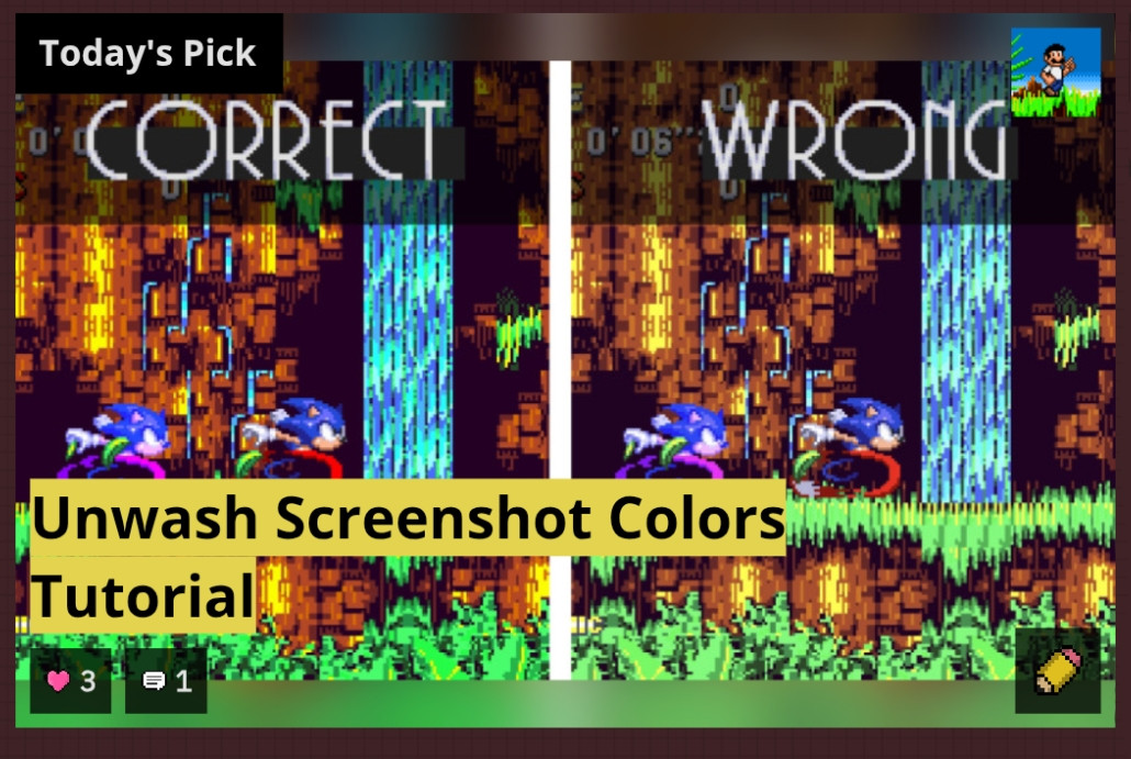 Unwash Screenshot Colors Tutorial Tutorial for GameBanana | GB Tutorials