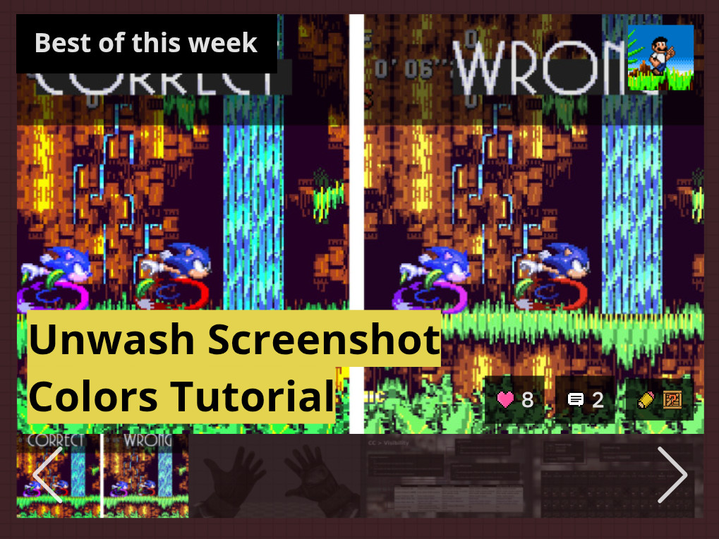 Unwash Screenshot Colors Tutorial Tutorial for GameBanana | GB Tutorials