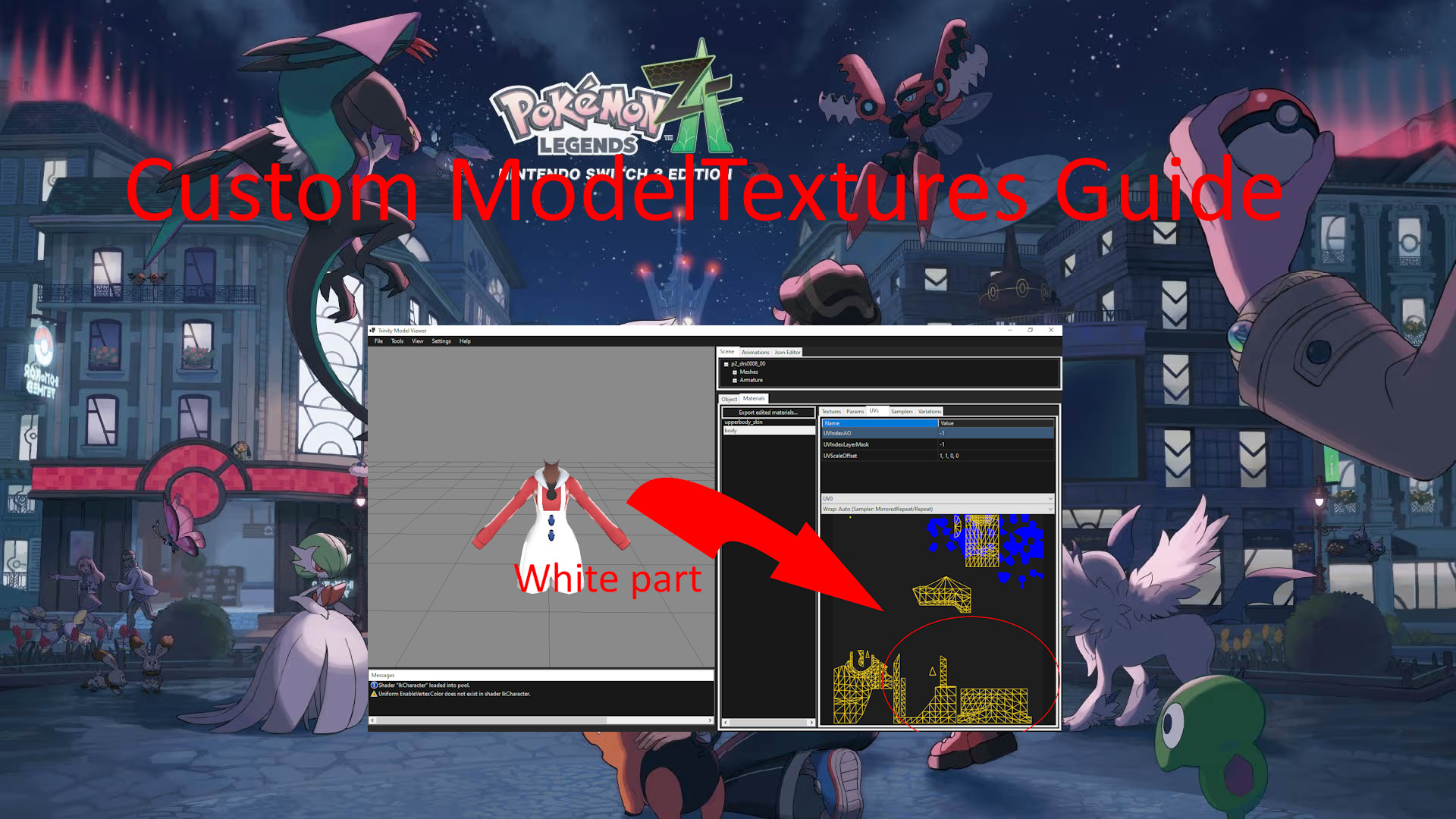 Model Importing Textures Guide Tutorial for Pokémon Legends: Z-A ...