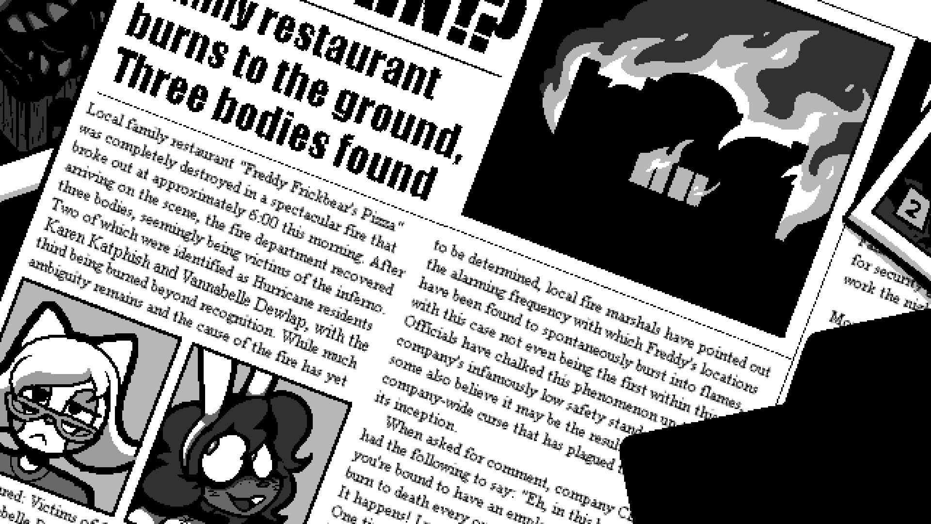 Evil Ending Newspaper Text Guide Tutorial for Five Nights at Frickbear ...
