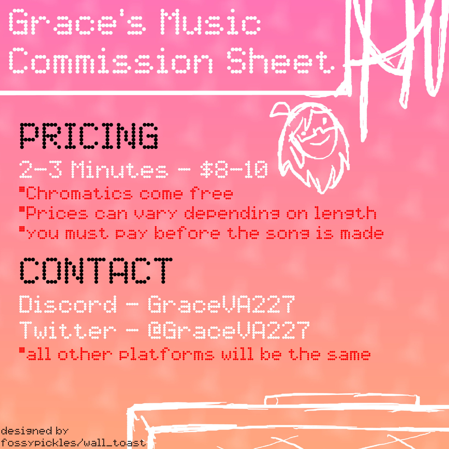 FNF Music Commissions [8-10$, free chromatics) Ware for Friday Night ...