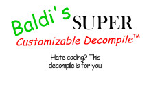 Nearly Accurate BBCR Decompile Modding Tool for Baldi's Basics | Baldi ...