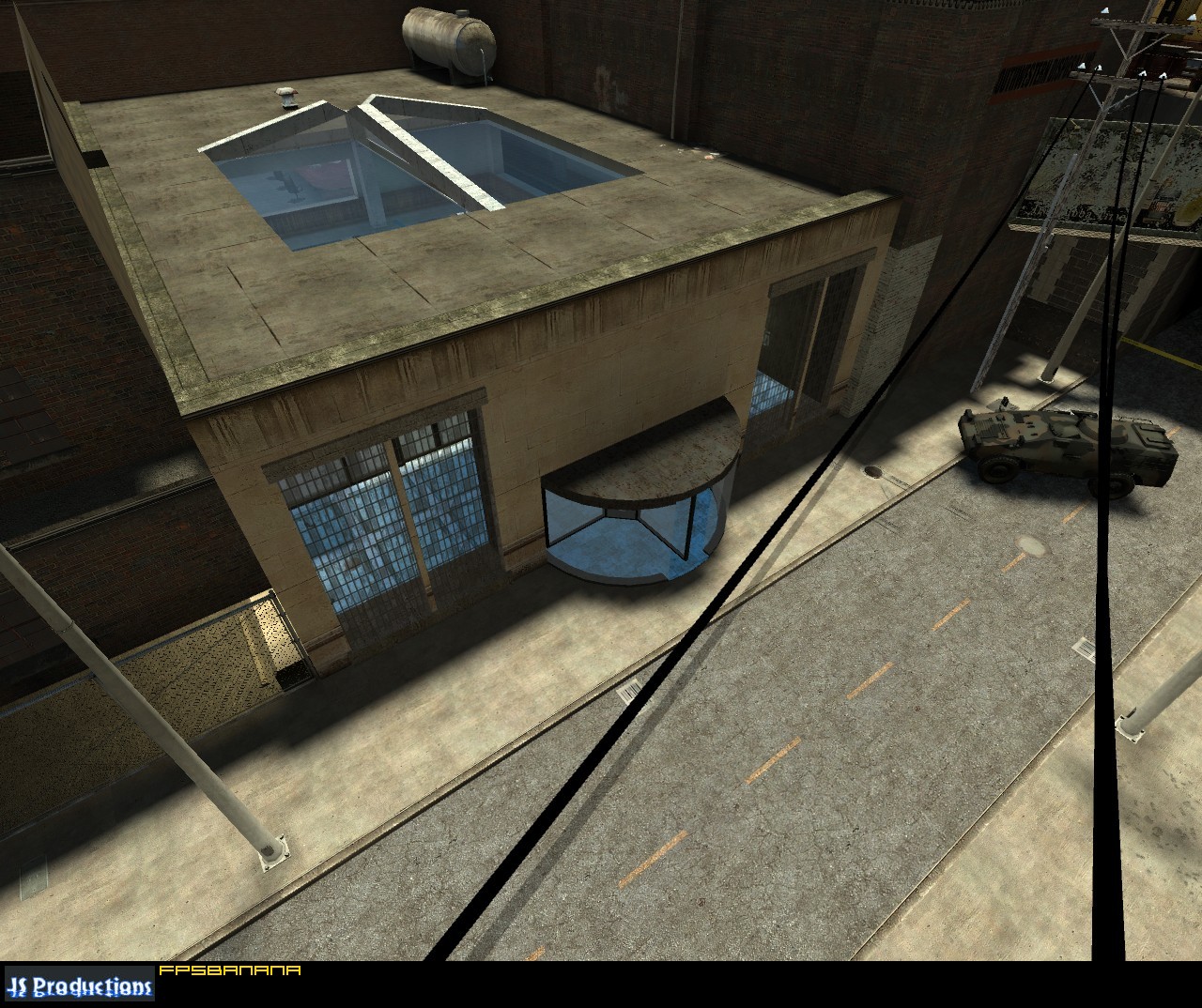 Cs_bank Lobby, doors and exter Work In Progress for Counter-Strike ...