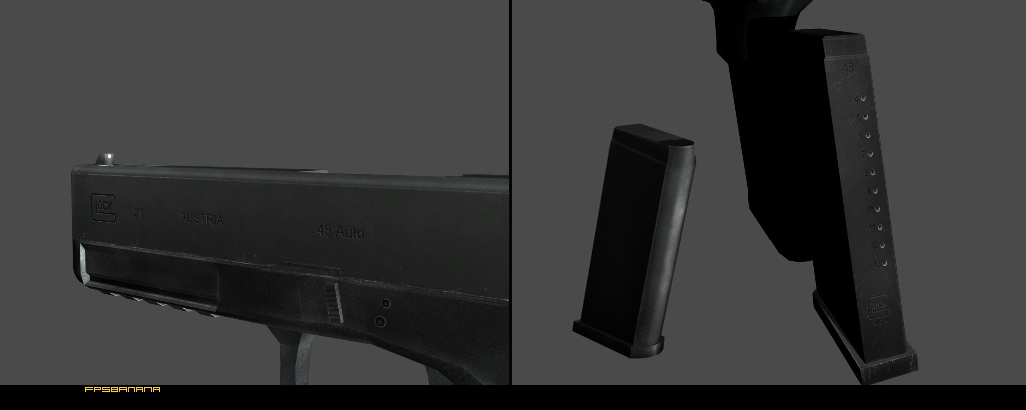 Glock 21 for CSS [GameBanana] [Works In Progress]