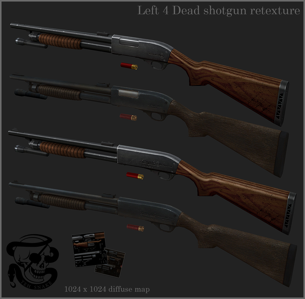 L4D shotgun texture finished [GameBanana] [Works In Progress]