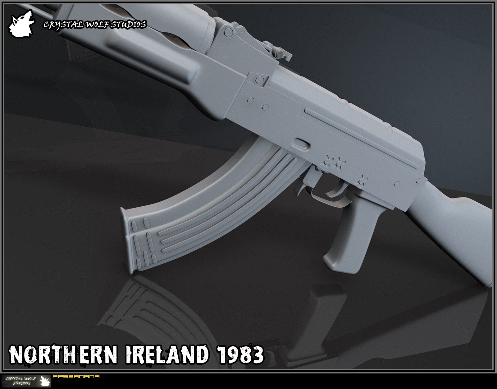 AKM Model Work In Progress for GameBanana | GB Works In Progress