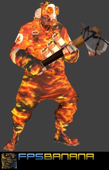 Skeleton Pyro Work In Progress for GameBanana | GB Works In Progress
