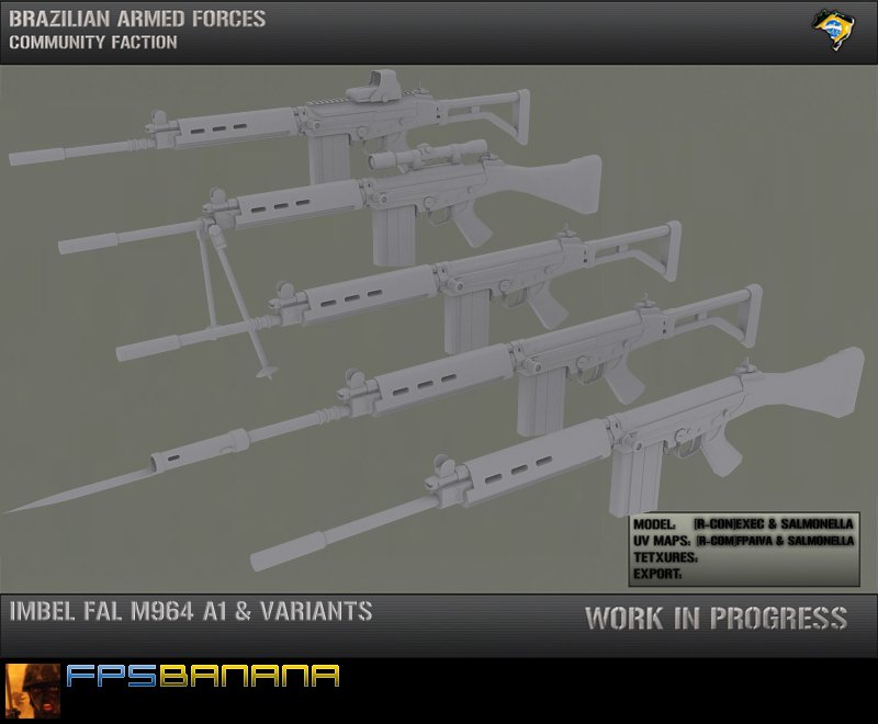 Imbel FAL M964 A1 Variants [GameBanana] [Works In Progress]