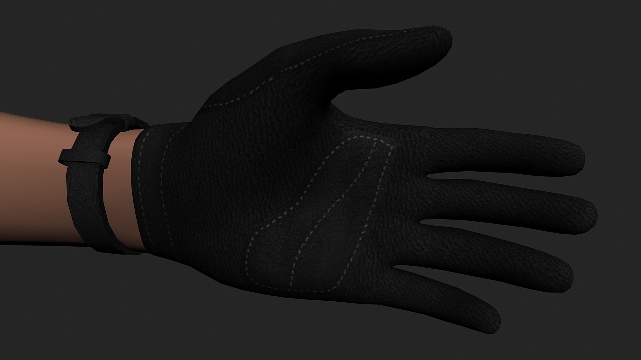 First Glove Texture Work In Progress for GameBanana | GB Works In Progress