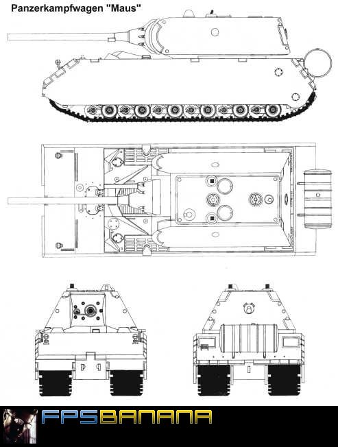Maus(german ultraheavy tank) [GameBanana] [Works In Progress]