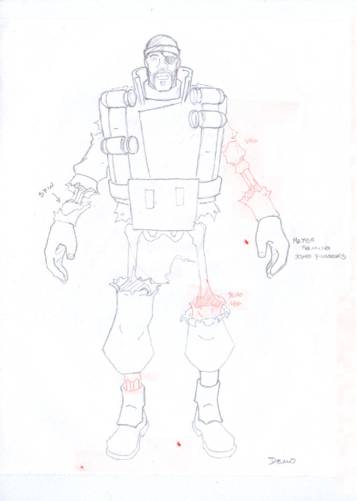Demoman Concept art Work In Progress for Team Fortress 2 | TF2 Works In ...