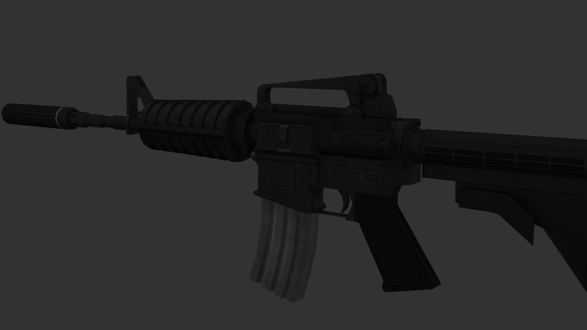 Default M4A1 Re-Texture [GameBanana] [Works In Progress]