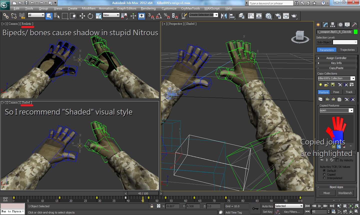 CS:GO biped hand rig[released] [GameBanana] [Works In Progress]