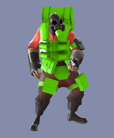 Heavy pyro suit. Work In Progress for GameBanana | GB Works In Progress