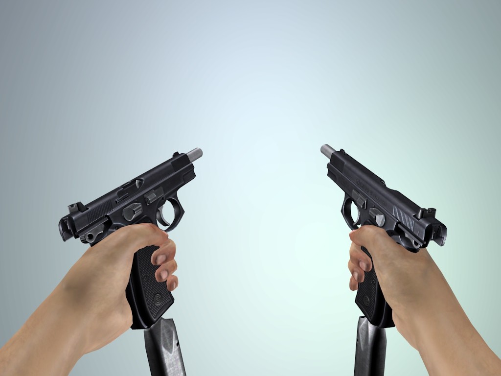 Dual Pistols Work In Progress for GameBanana | GB Works In Progress