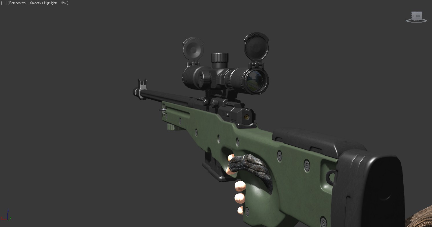 ImBrokeRU L96 Texturing [GameBanana] [Works In Progress]