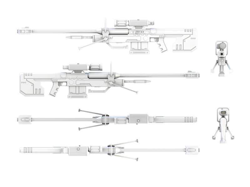 Halo 3 Sniper SRS99D Work In Progress for GameBanana | GB Works In Progress